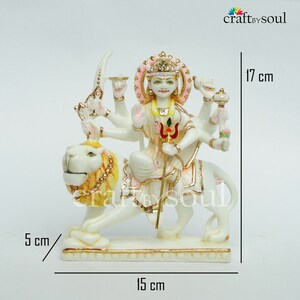 Maa Durga Statue,17 Cm Resin Bengali Devi for House, Goddess Devi ...