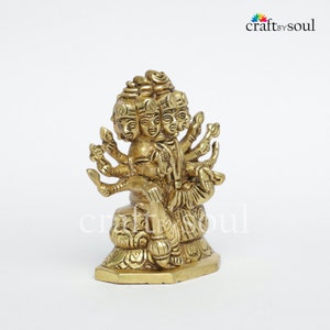 Gayatri Statue, Goddess Gayatri Idol,4" Small Maa Gayatri,religious ...