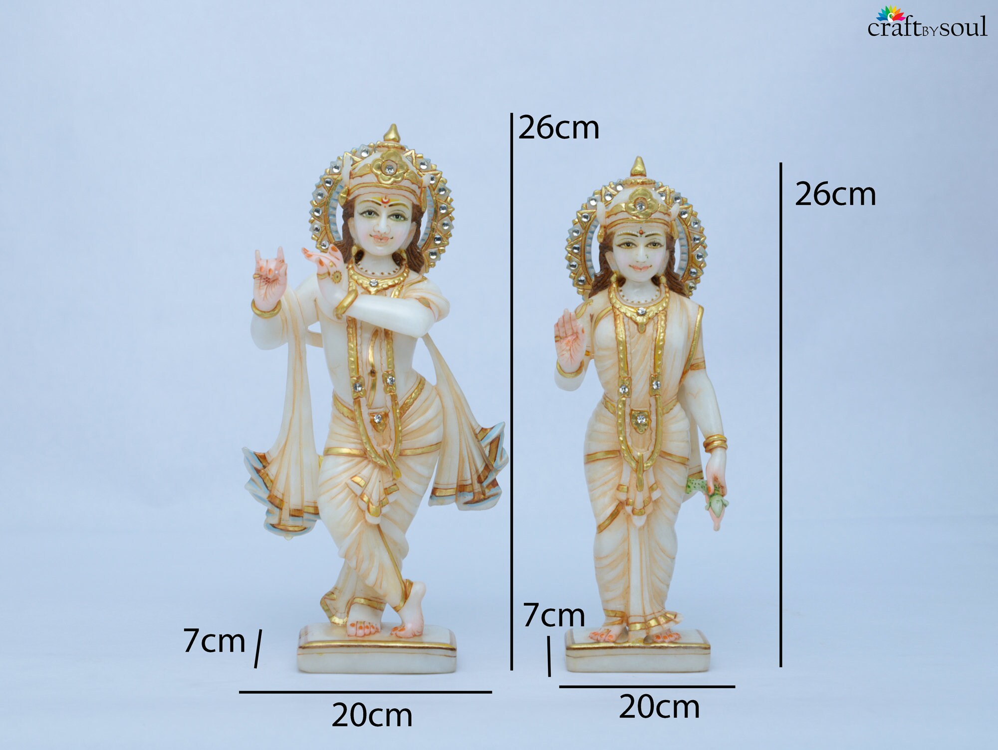 Radha Krishna Statue.26cm Small Handmade Marble Radha Krishna - Etsy