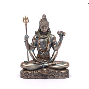 Lord Shiva Statue, Small Size Mahadev Idol for Car, Adiyogi Shiva ...