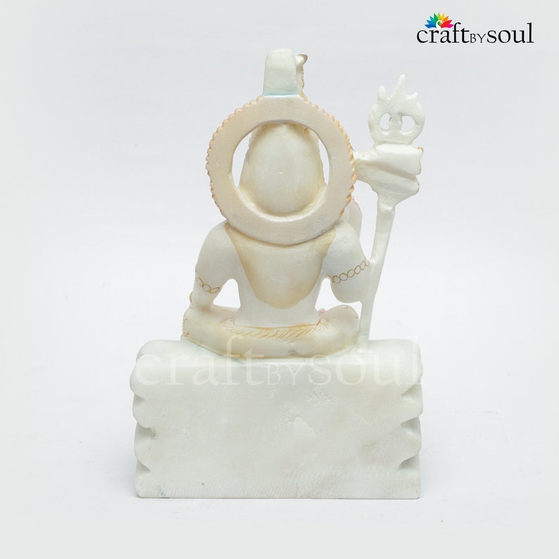 Marble Shiva Statue,31cm Small Shiv Idol With Pure Marble, Shiv ...