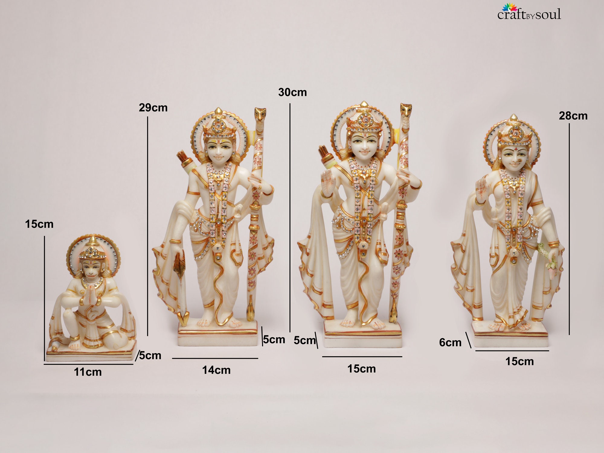 Ramdarbar Statue in Marblebig Ram Ji Family Statue Lord Rama - Etsy