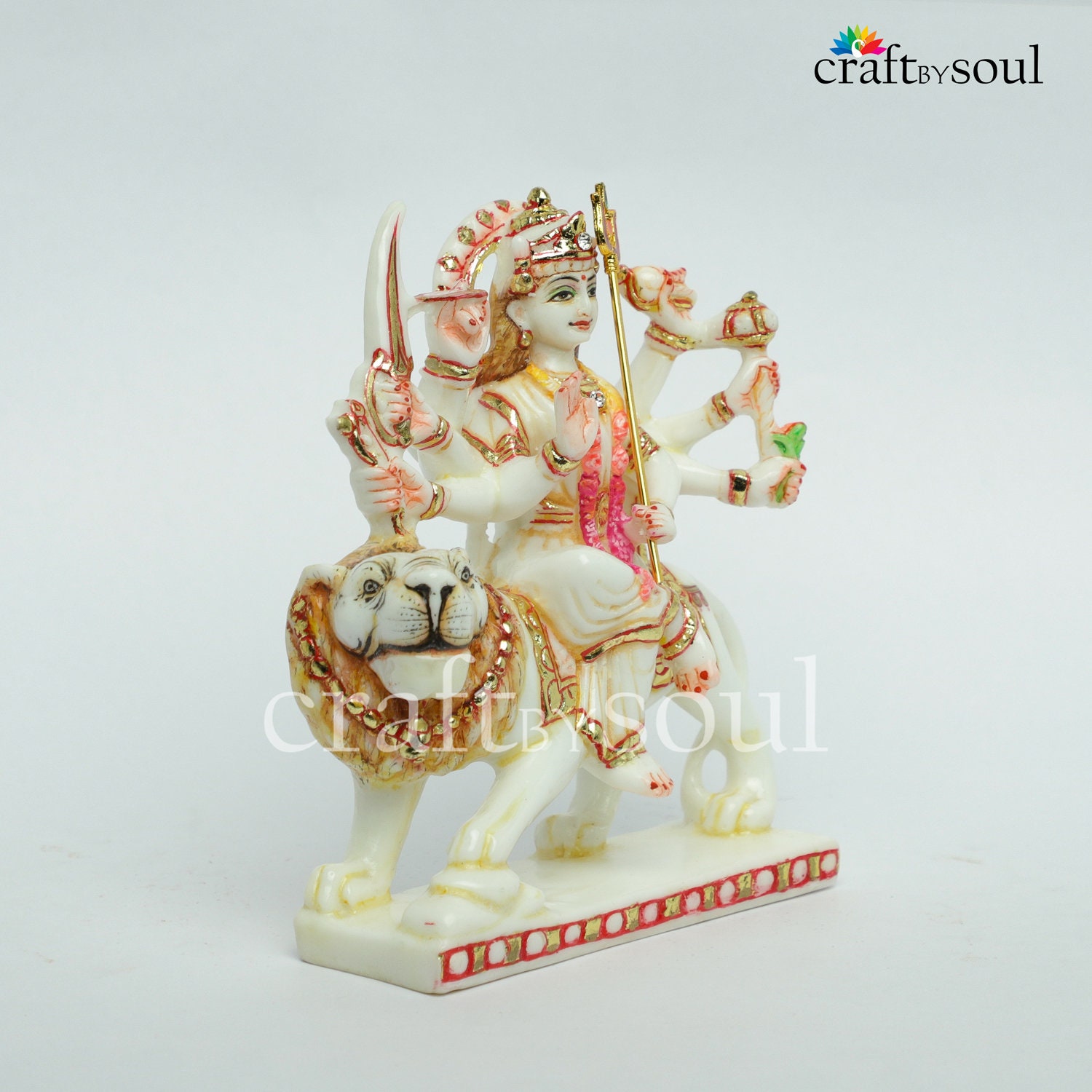 Maa Durga Statue16 Cm Resin Bengali Devi for House Goddess - Etsy