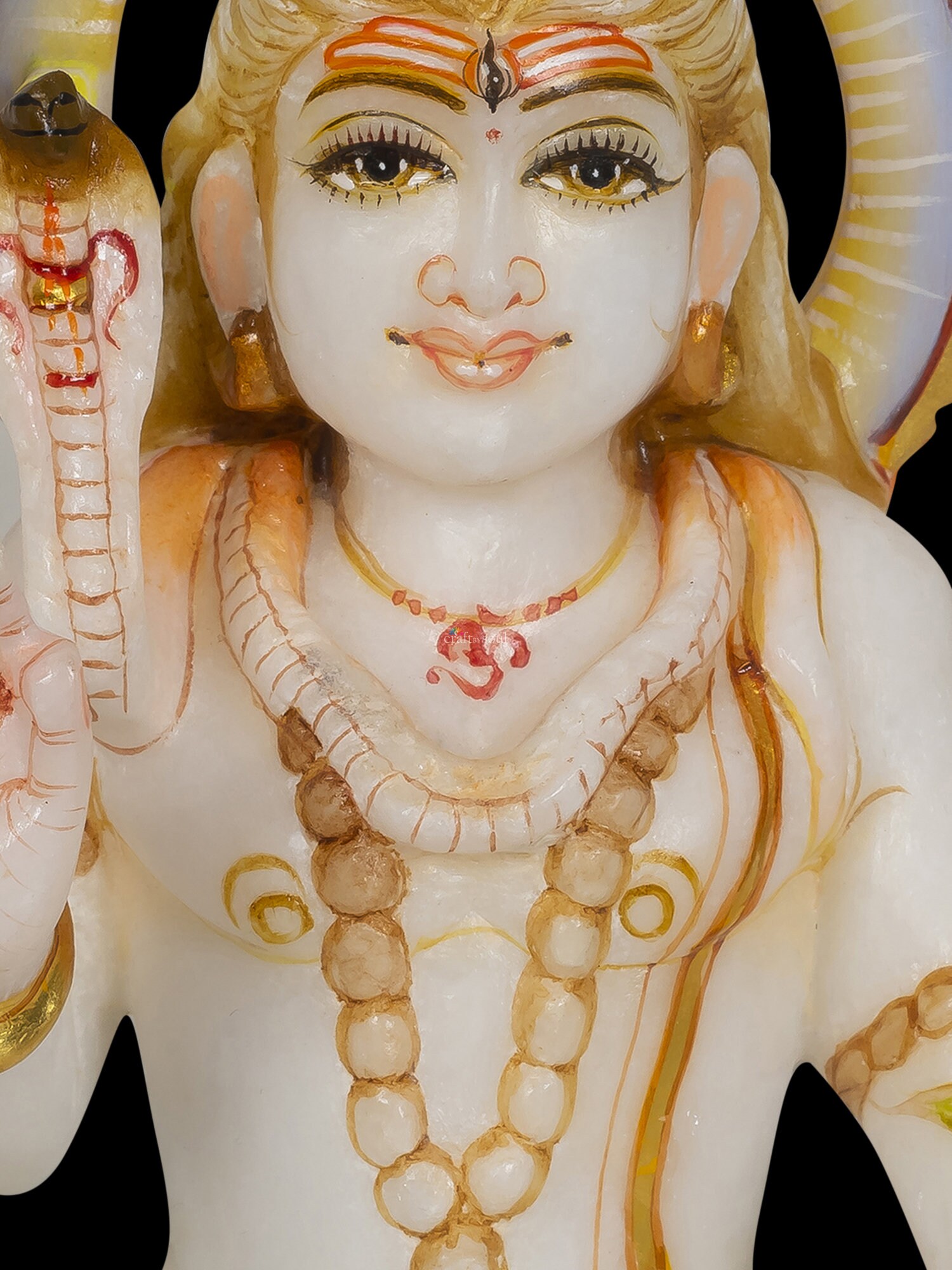 Lord Shiva Statue26cm Shiv Idol Made With Pure Marble Shiv - Etsy