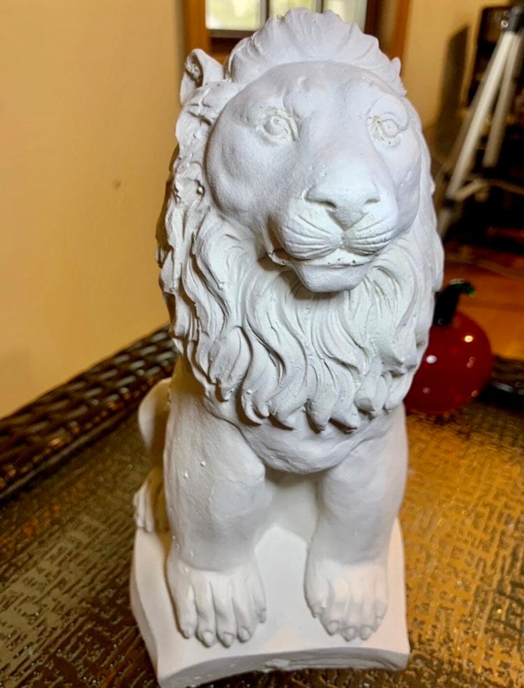 Lion Sentinel Animal Sculptrue - Etsy