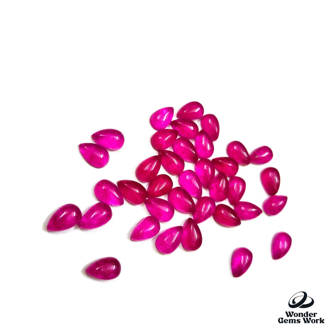 Rani Jade AAA Quality Calibrated Size 3x5mm-20x30mm Pear Cabochon Flat ...