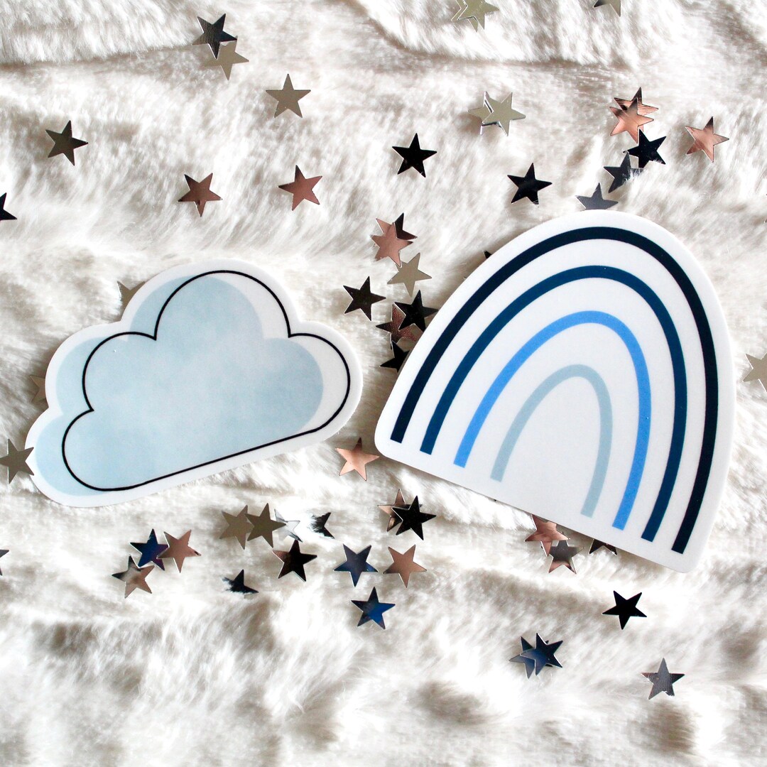 Blue Sky Sticker Pack - Etsy