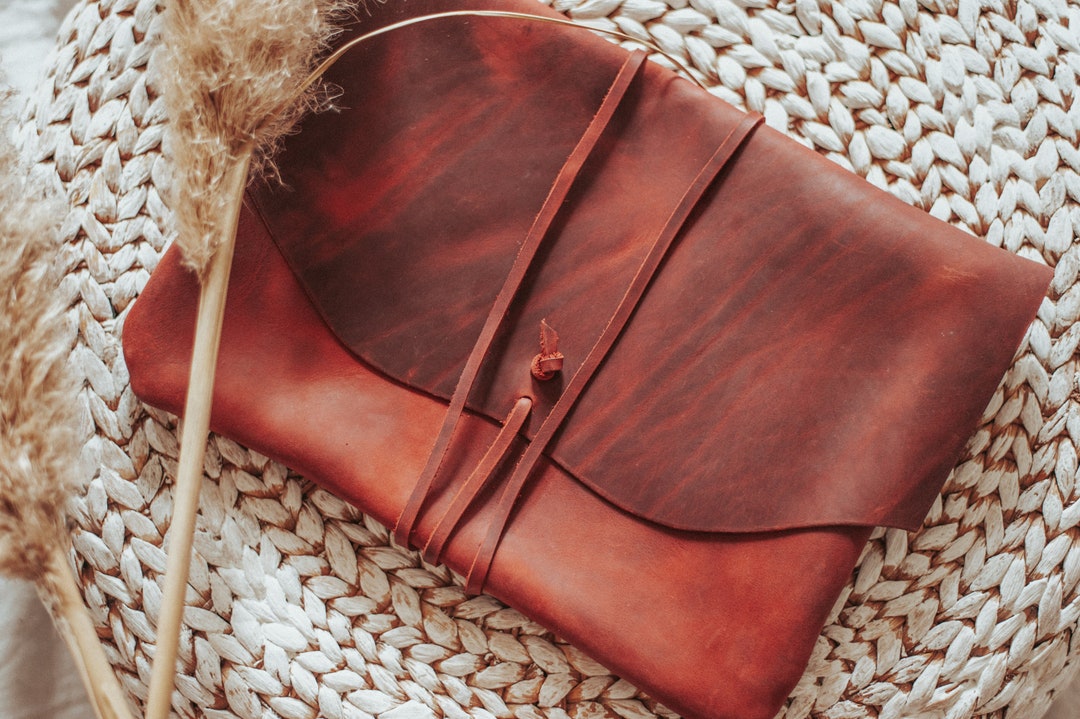 Handmade Leather Laptop Cover 13 Inch MacBook Pro / MacBook Air ...