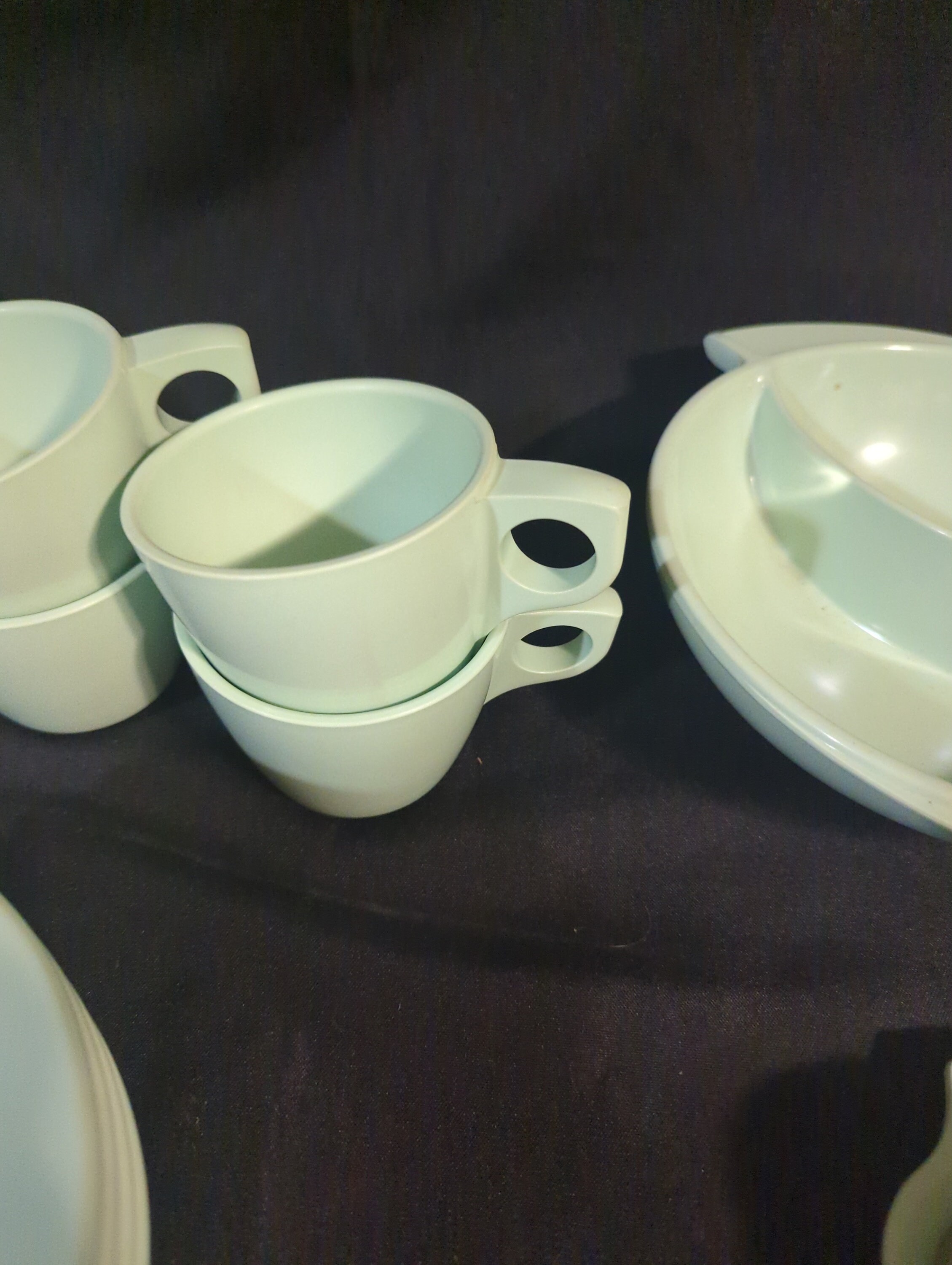 36 Pieces Boonton Pastel Green Made in U S.A. Melamine Dinnerware - Etsy