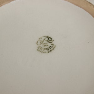 Antique Erphila Art Pottery Majolica Embossed Bowl Made in ...