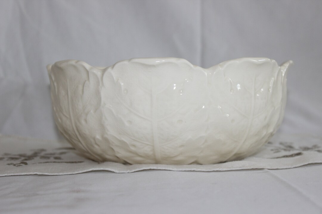 Antique Erphila Art Pottery Majolica Embossed Bowl Made in ...