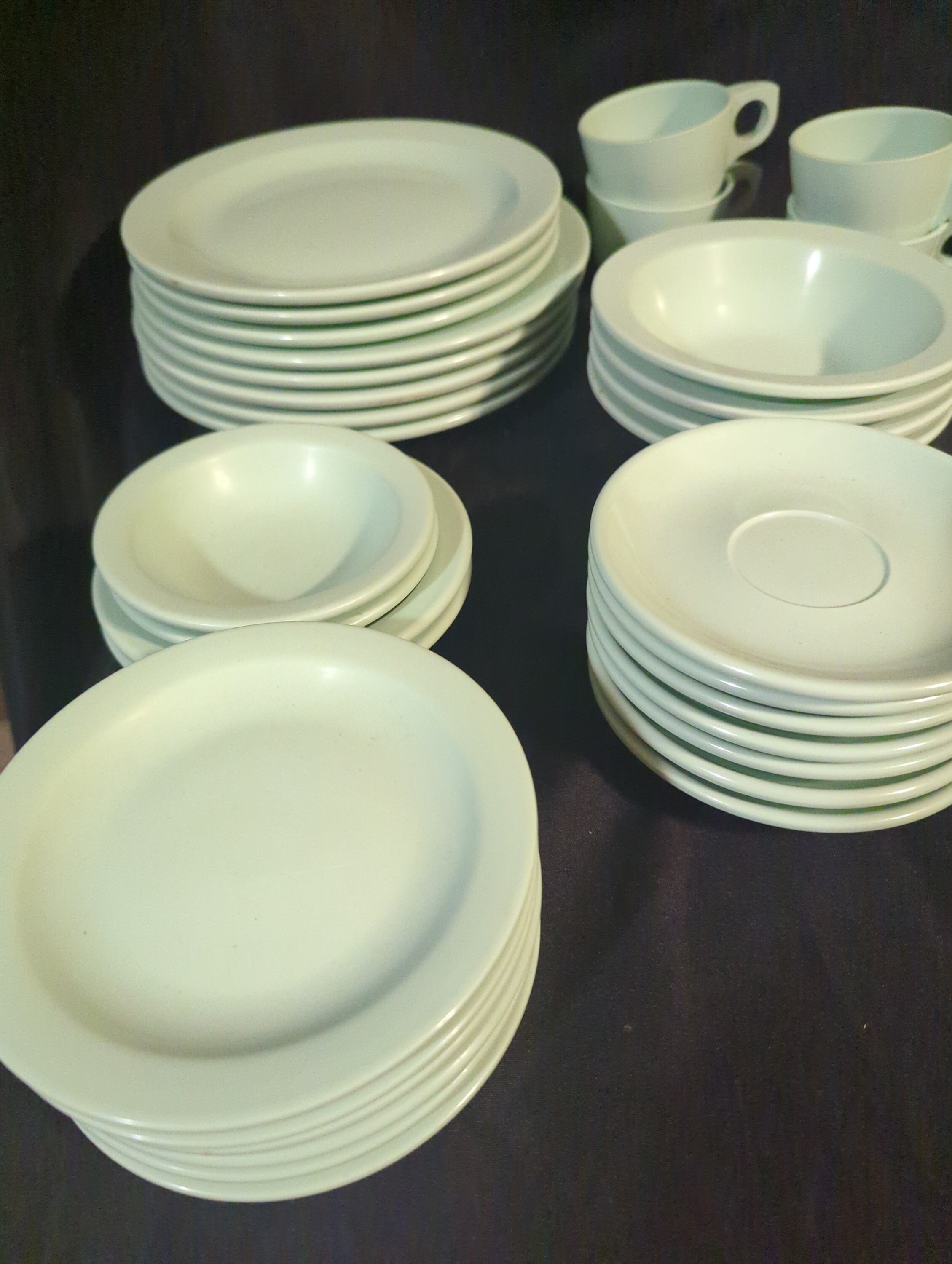 36 Pieces Boonton Pastel Green Made in U S.A. Melamine Dinnerware - Etsy