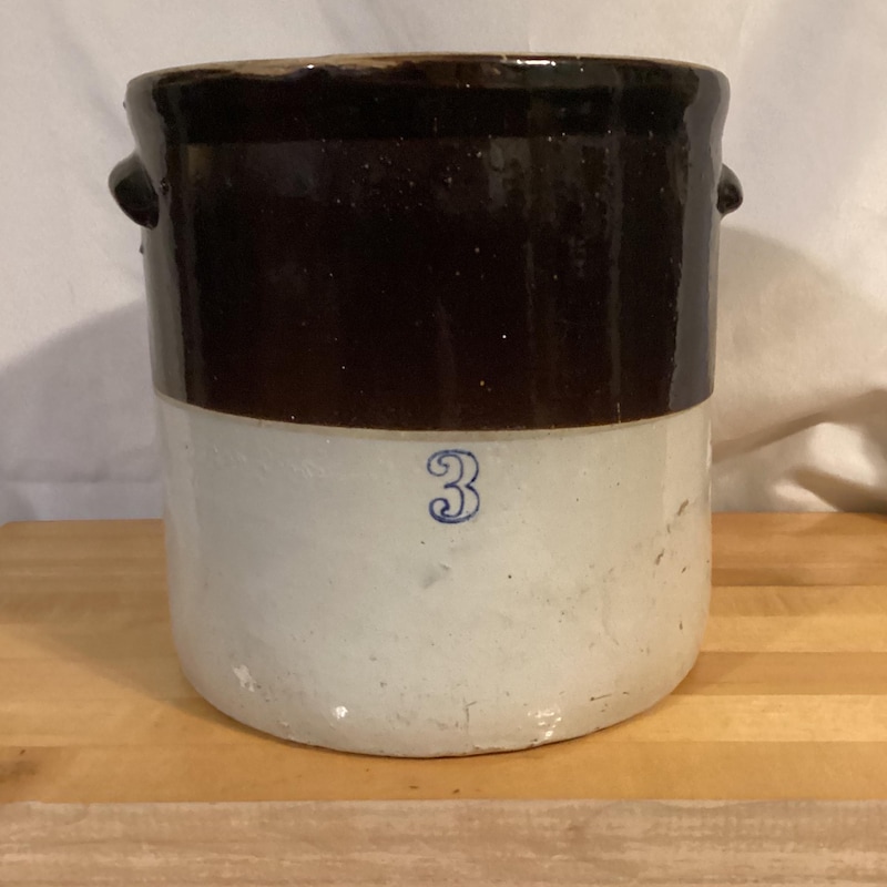 Large Antique Crock - Etsy