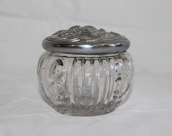 Vintage Powder Jar | Etsy