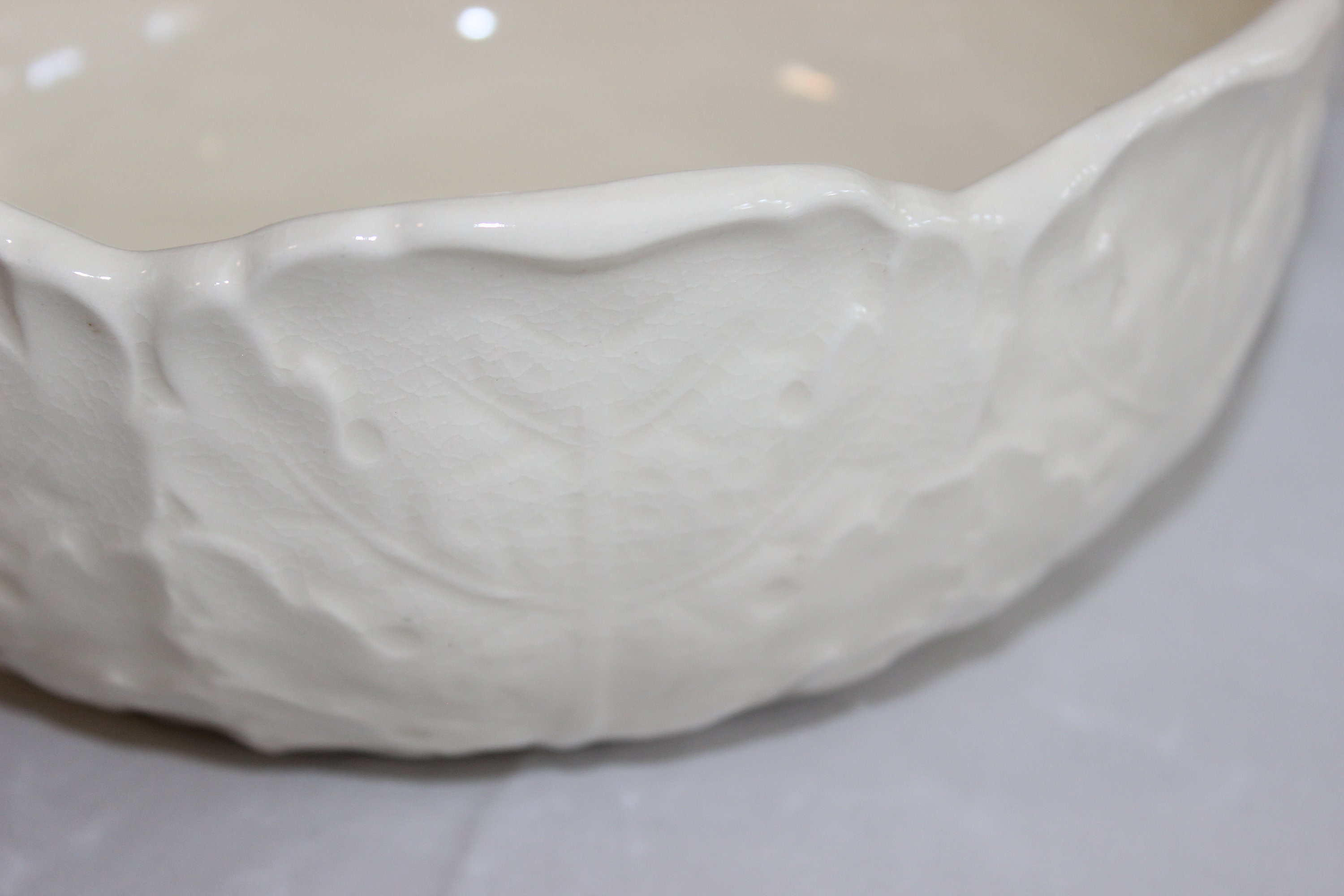 Antique Erphila Art Pottery Majolica Embossed Bowl Made in ...