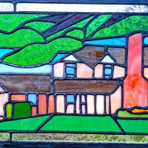 Custom Stained Glass Houses and Buildings - Etsy