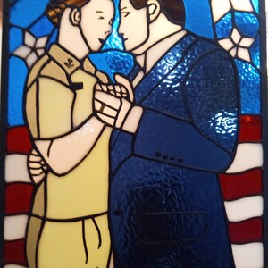 Custom Stained Glass Family, Friends, and Loved Ones Portraits - Etsy