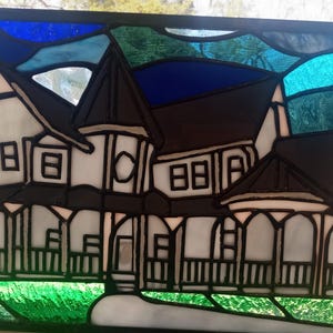 Custom Stained Glass Houses and Buildings - Etsy