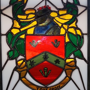 Custom Stained Glass Crests and Coats of Arms - Etsy