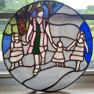 Custom Stained Glass Family, Friends, and Loved Ones Portraits - Etsy