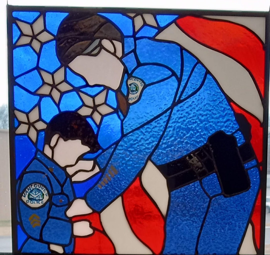 Custom Stained Glass Family, Friends, and Loved Ones Portraits - Etsy