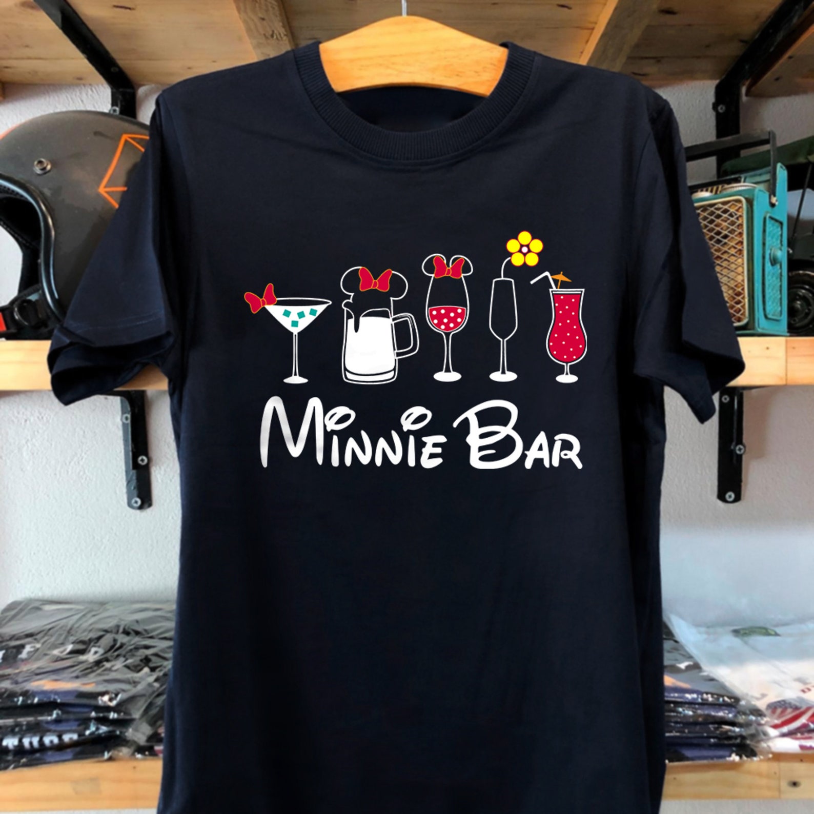 Drinking Bar Shirts Minnie Bar T-shirt Disney Food & Wine | Etsy