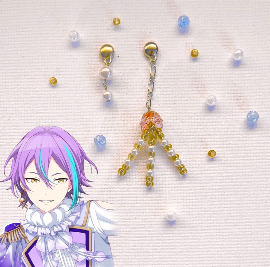 Project Sekai Rui Kamishiro Jellyfish Earrings - Etsy