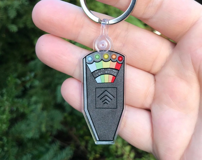 EMF Meter, Acrylic Keychain, Ghost Hunter Gifts, Birthday Gifts for ...