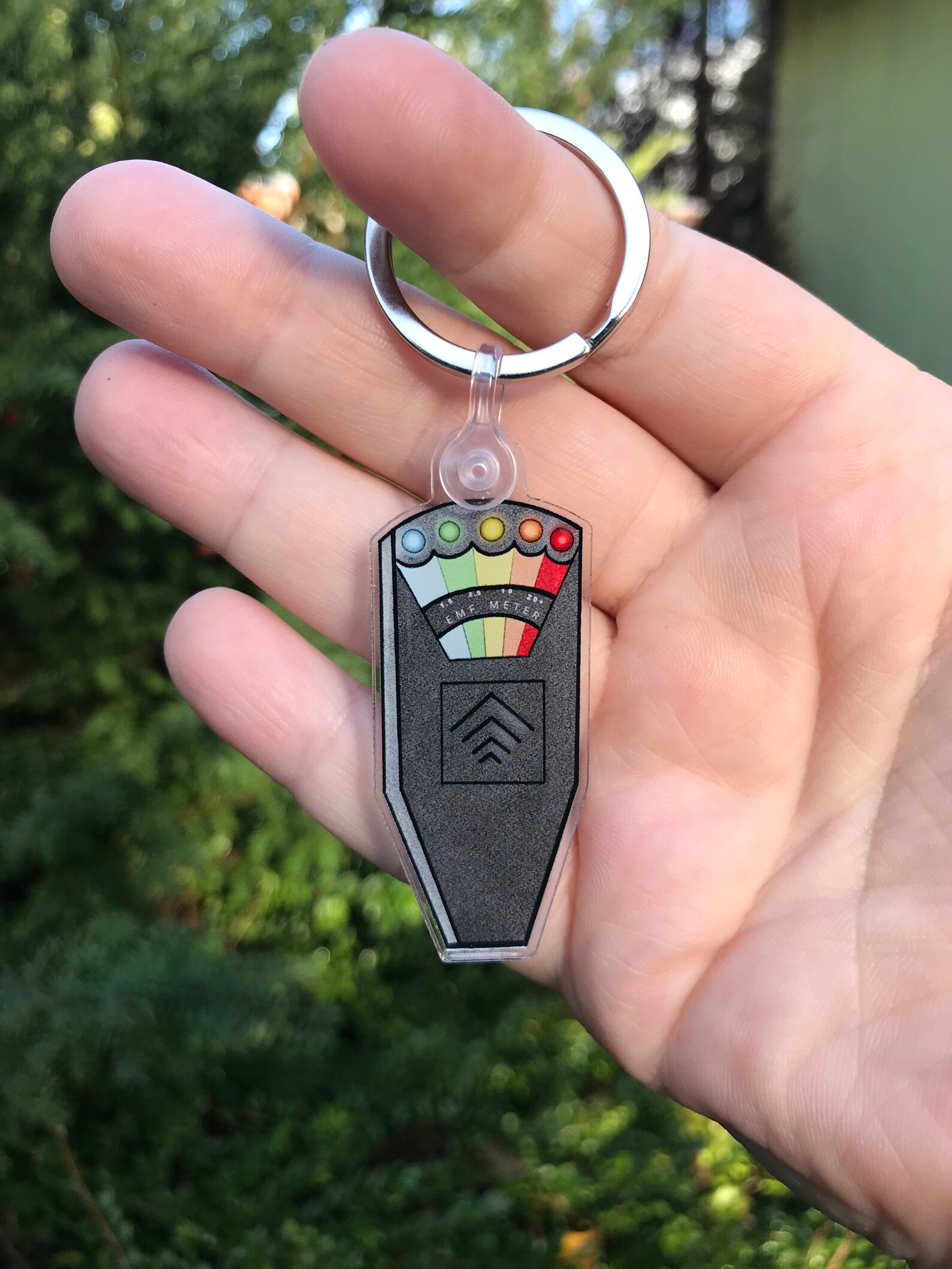 EMF Meter Acrylic Keychain Ghost Hunter Gifts Birthday - Etsy