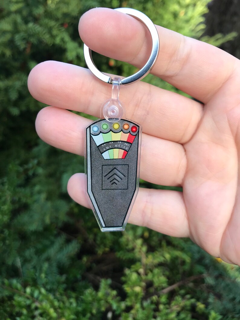 EMF Meter Acrylic Keychain Ghost Hunter Gifts Birthday - Etsy