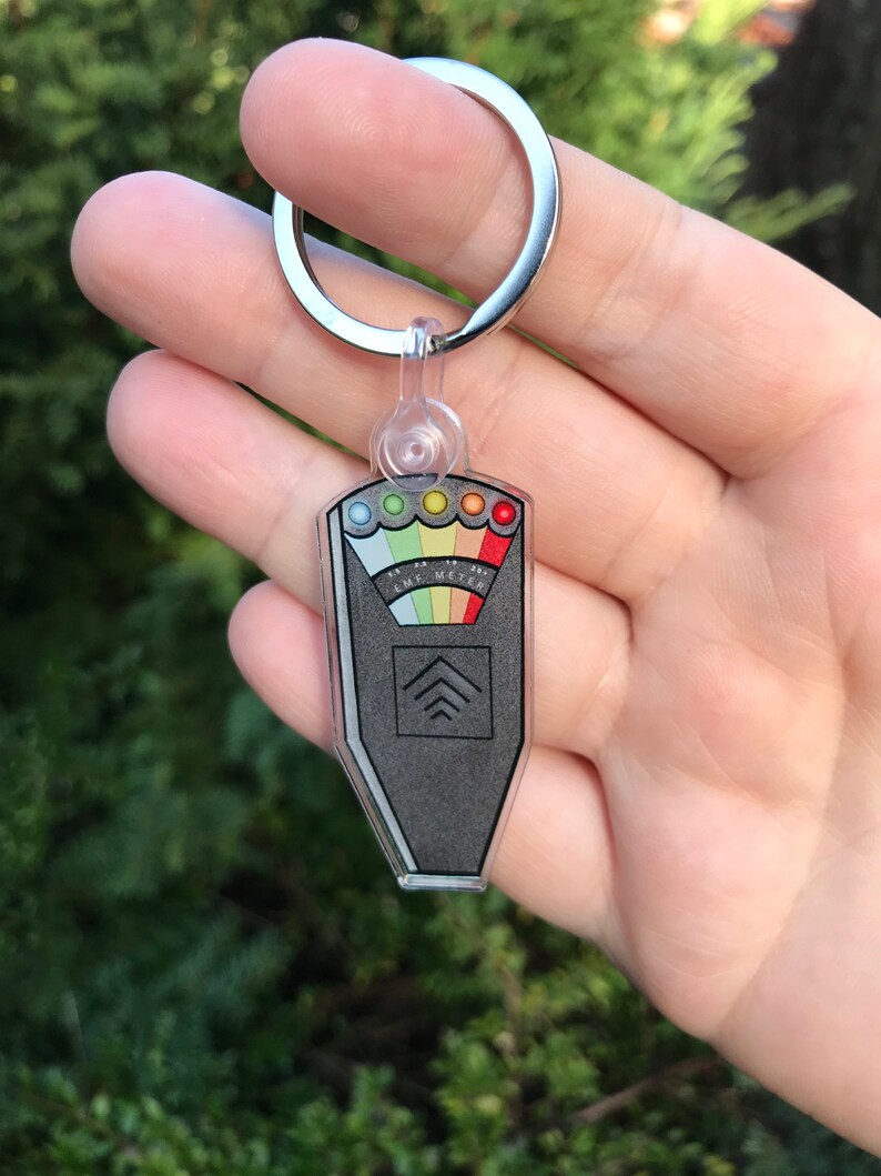 EMF Meter Acrylic Keychain Ghost Hunter Gifts Birthday - Etsy