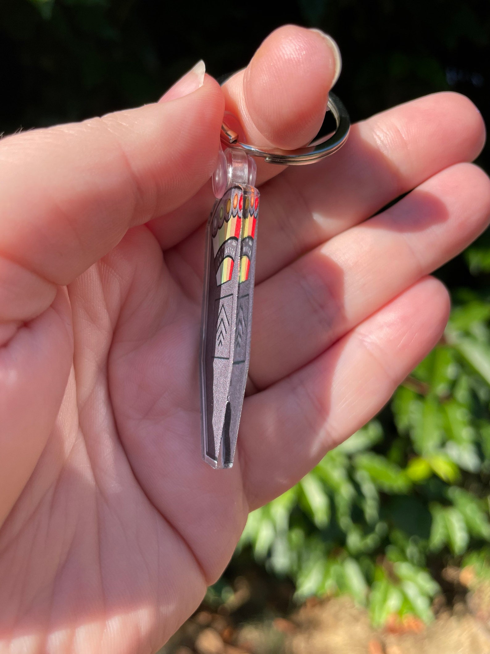 B-GRADE, EMF Meter, Acrylic Keychain, Ghost Hunter Gifts, Birthday ...