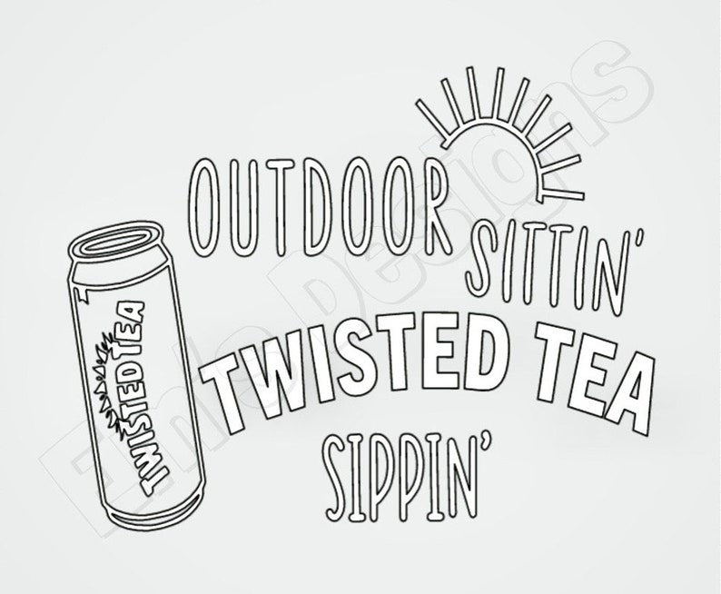 Twisted Tea Decal - Etsy