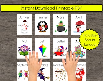 Les Mois De L’année - Etsy
