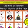 French Alphabet Flashcards Printable Instant Download Preschool ...