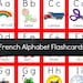 French Alphabet Flashcards Printable Instant Download Preschool ...