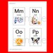 French Alphabet Flashcards Printable Instant Download Preschool ...