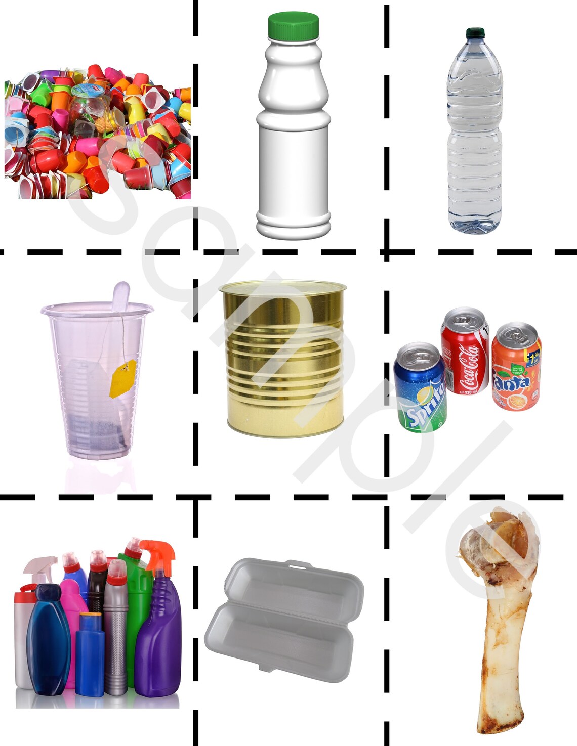 Earth Day Waste Sorting Activity Printable Garbage Recycling Compost ...