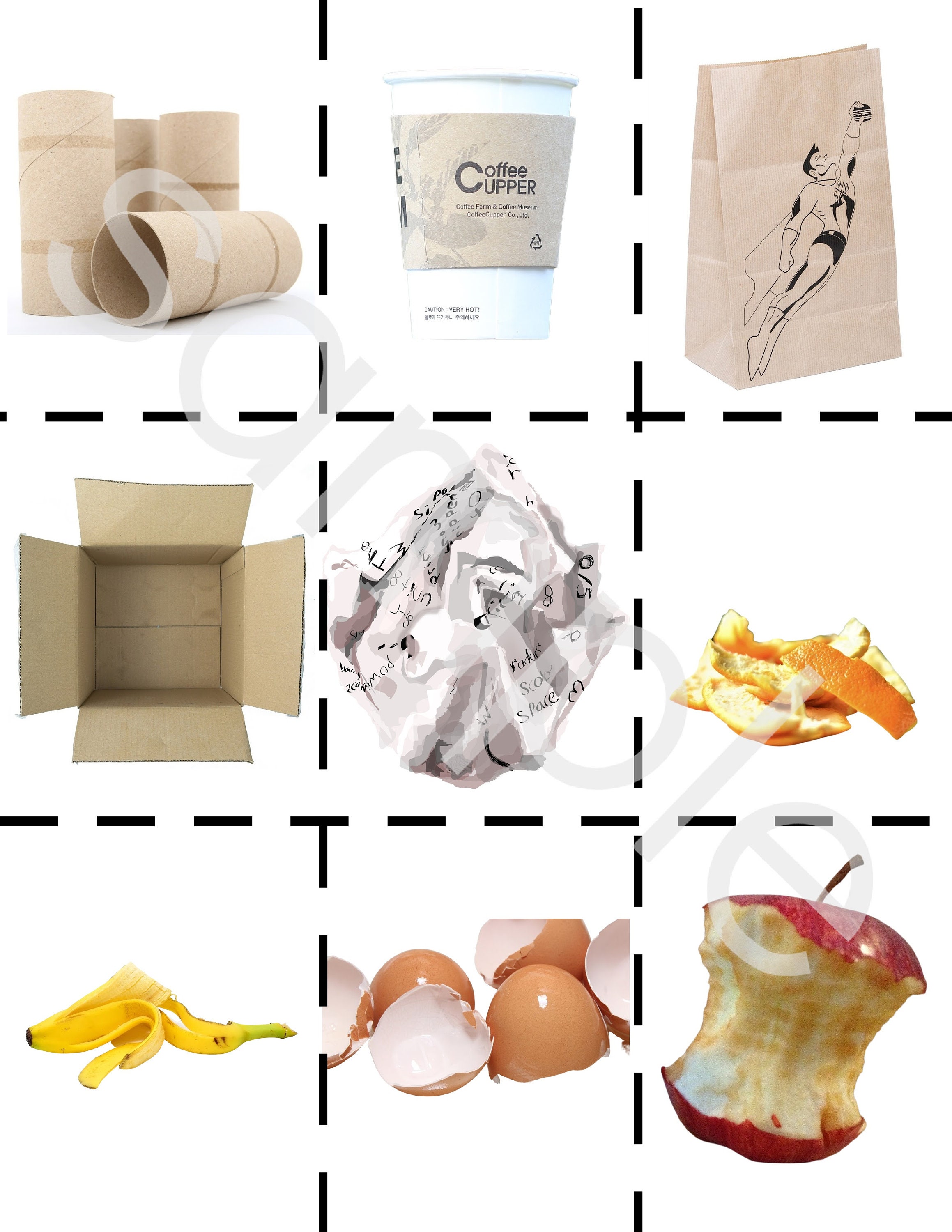 Earth Day Waste Sorting Activity Printable Garbage Recycling Compost ...