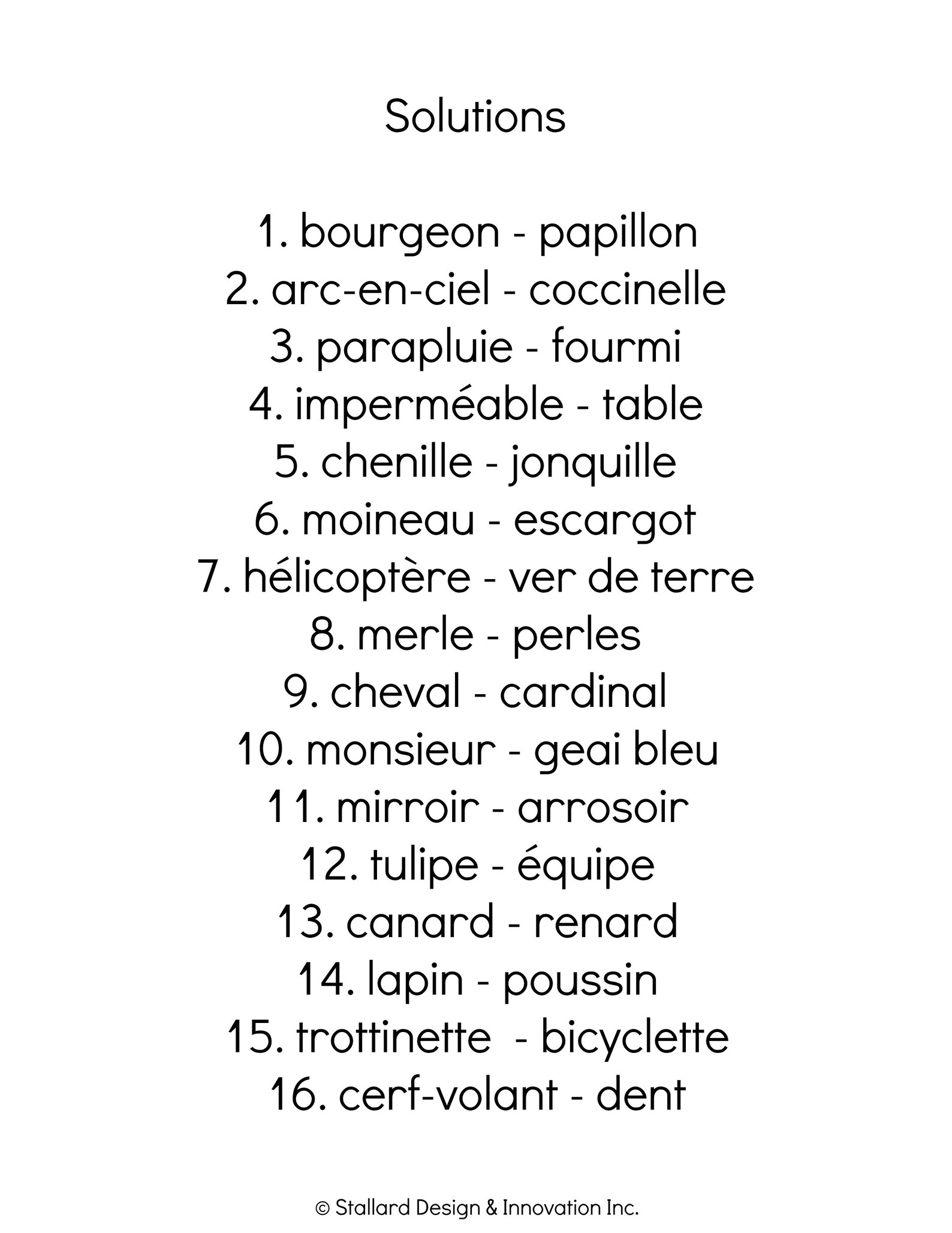 Rimes du Printemps en Français French Spring Rhymes Enseignement ...