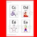French Alphabet Flashcards Printable Instant Download Preschool ...