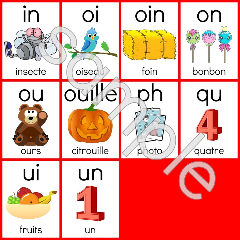 French Sounds Phonics Printable Classroom Posters Preschool ...