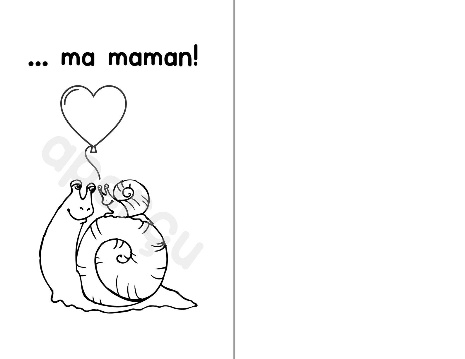 Ma Maman Et Moi Livre French Mother's Day Gift Book Fete Des Meres ...