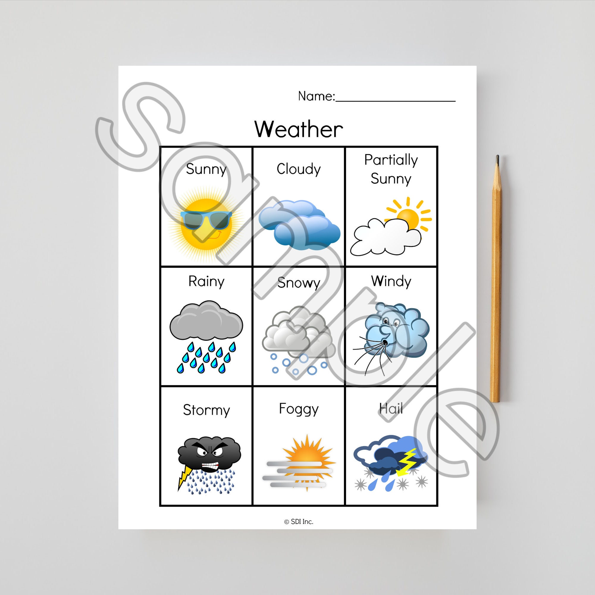Weather Classroom Posters Teaching Printable Resources Kindergarten ...