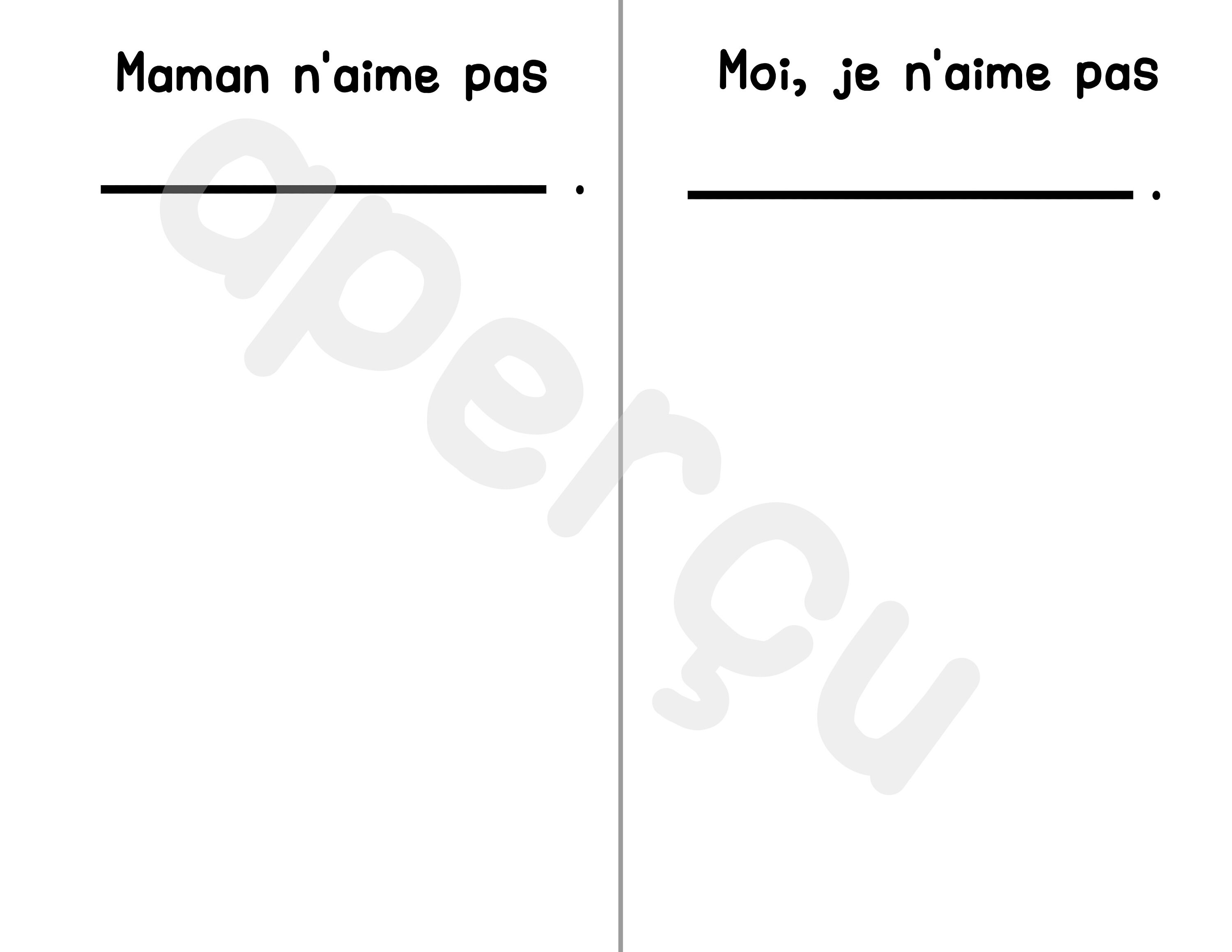 Ma Maman Et Moi Livre French Mother's Day Gift Book Fete Des Meres ...