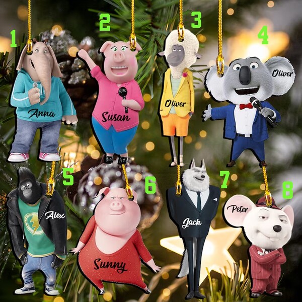 Johnny From Sing Ornament - Etsy