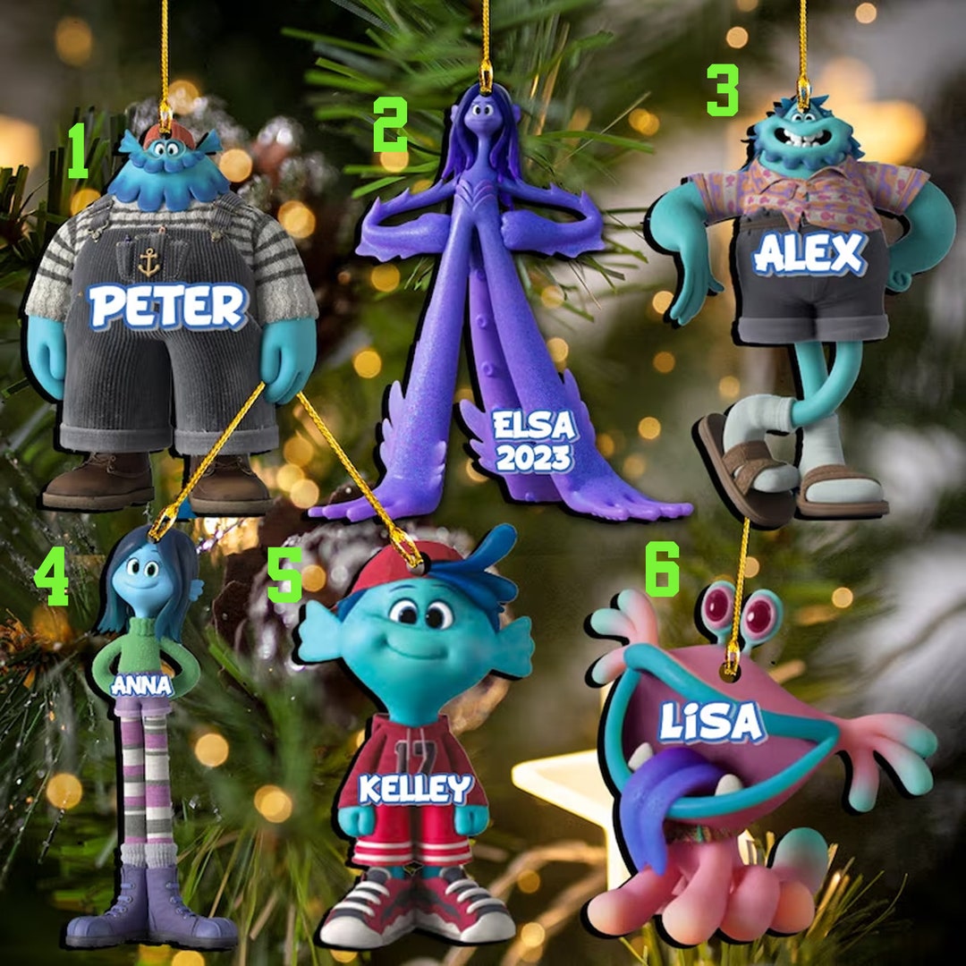 Ruby Gillman Kraken Ornament Teenage Kraken Ruby Ornament - Etsy