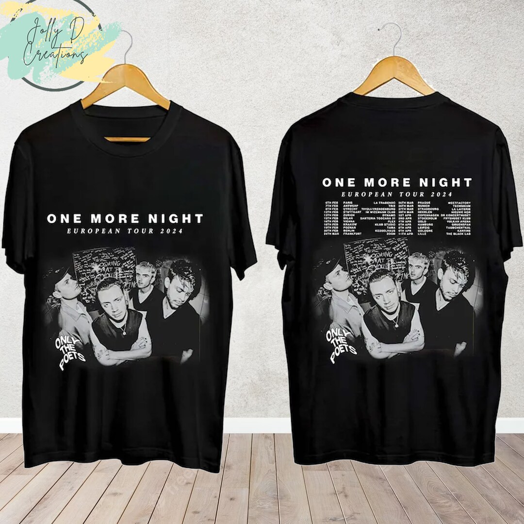 Only the Poets EU 2024 Tour Shirt Only the Poets Band Fan - Etsy