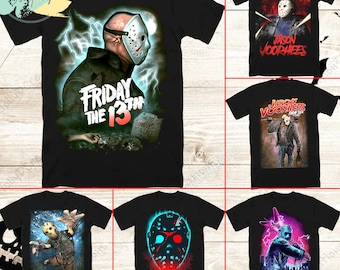 JASON VOORHEES: Friday the 13th Every Mask Poster Evolution - Etsy