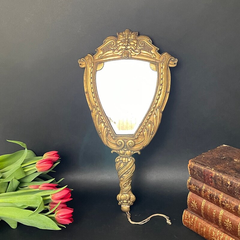 Hand Held Mirror - Etsy